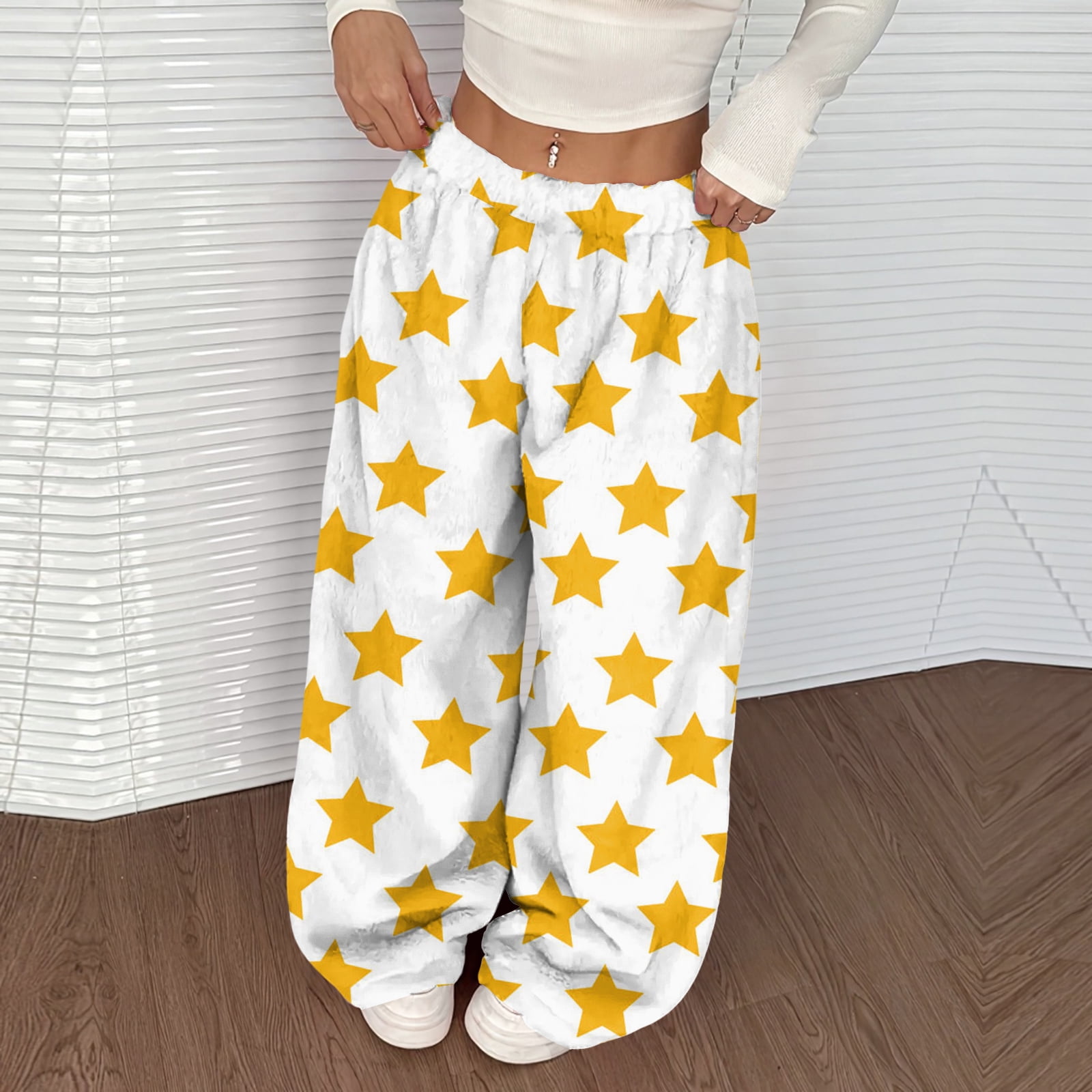 Fluffy Pajama Pants Leopard Pants Women Therian Fuzzy Pajama Pants Y2k ...