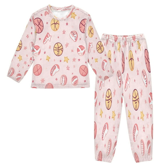 Fluffy Pajamas Set Fuzzy Winter Warm Pj Sets Pullover Tops and Long ...