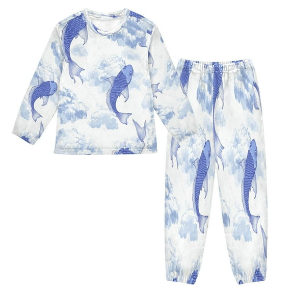 Fluffy Pajamas Set Fuzzy Winter Warm Pj Sets Pullover Tops and Long ...