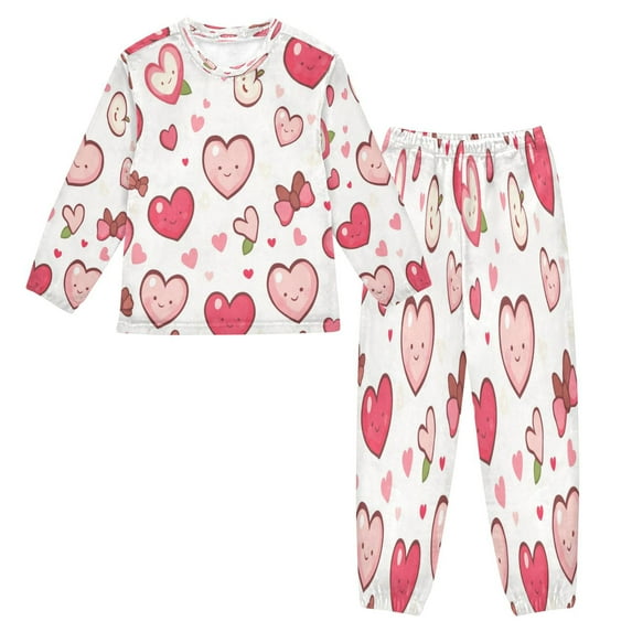 Fluffy Pajamas Set Fuzzy Winter Warm Pj Sets Pullover Tops and Long ...