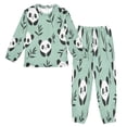 Fluffy Pajamas Set Fuzzy Winter Warm Pj Sets Pullover Tops and Long ...
