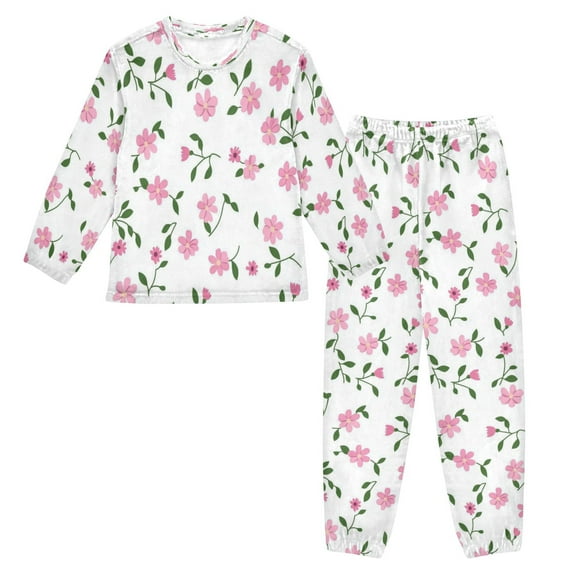 Fluffy Pajamas Set Fuzzy Winter Warm Pj Sets Pullover Tops and Long ...
