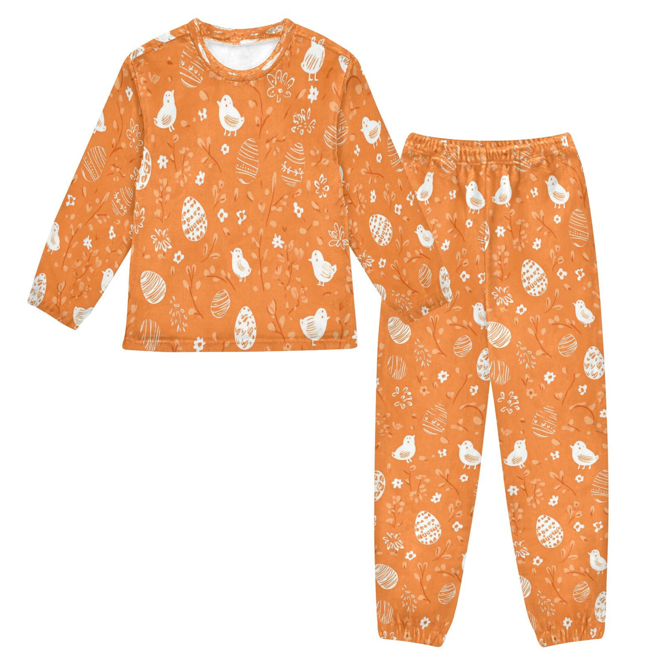 Fluffy Pajamas Set Fuzzy Winter Warm Pj Sets Pullover Tops and Long ...