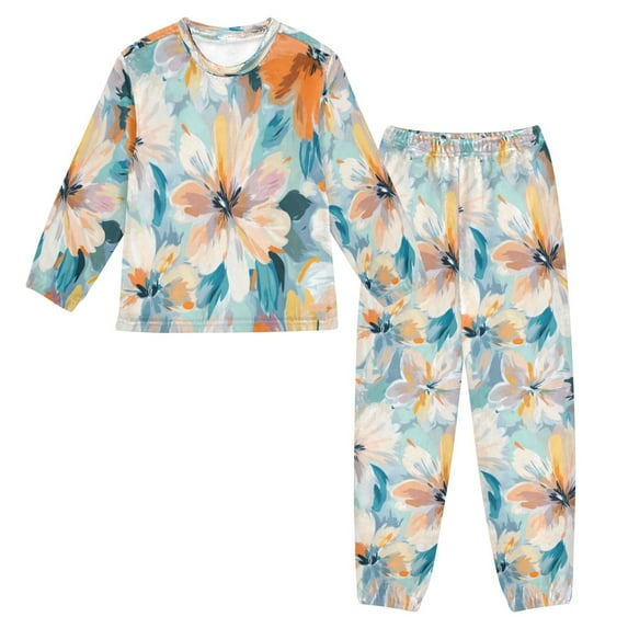 Fluffy Pajamas Set Fuzzy Winter Warm Pj Sets Pullover Tops and Long ...