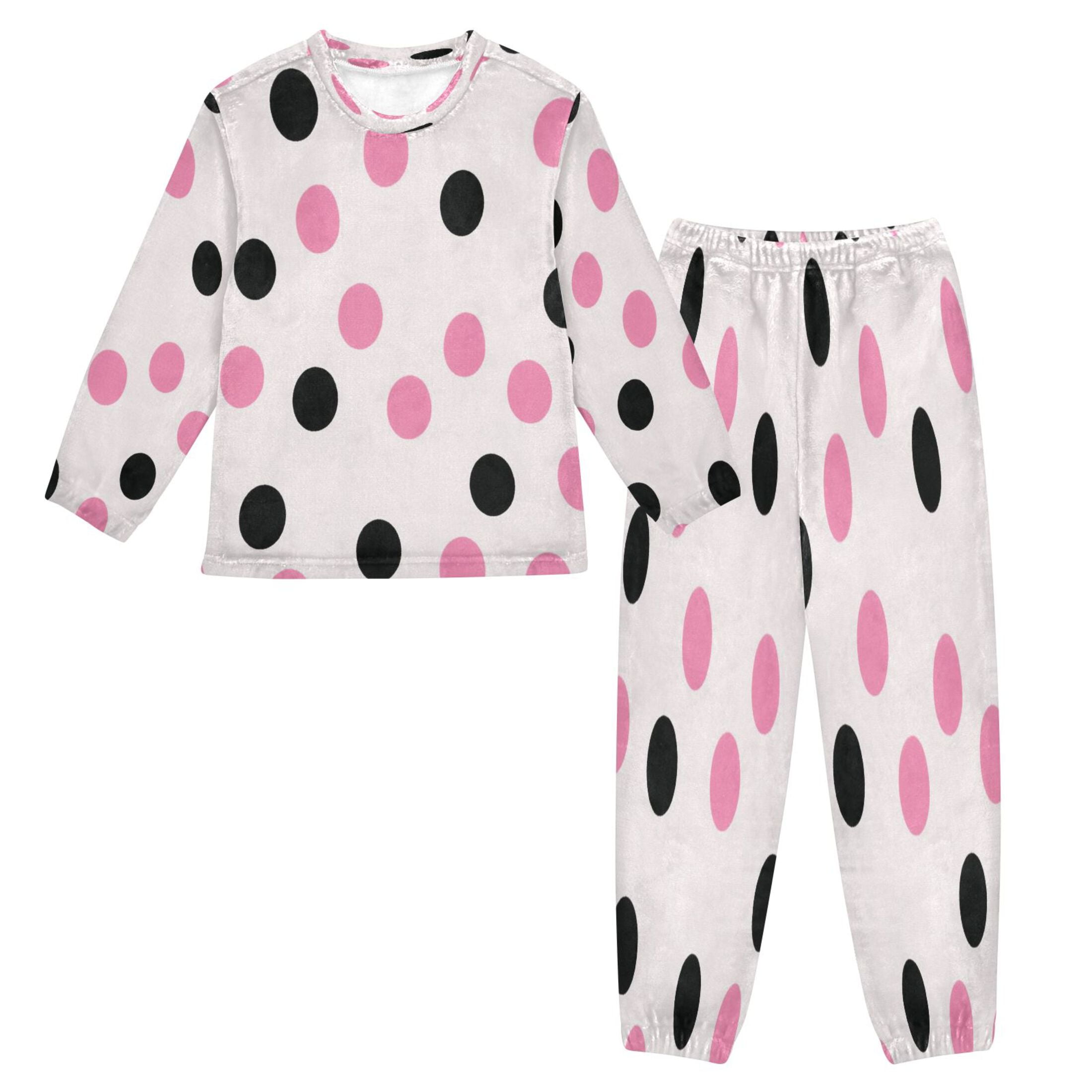 Fluffy Pajamas Set Fuzzy Winter Warm Pj Sets Pullover Tops and Long ...