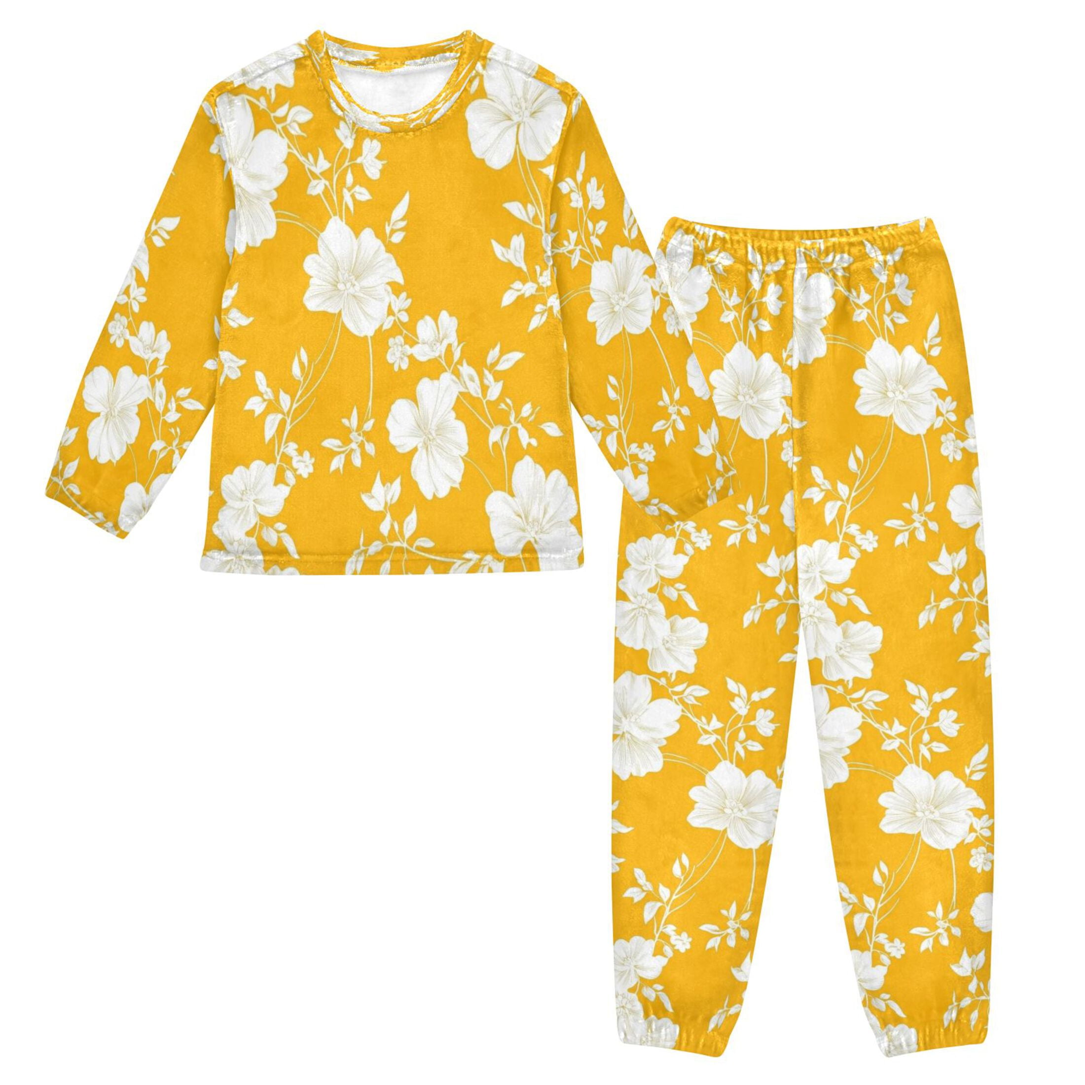 Fluffy Pajamas Set Fuzzy Winter Warm Pj Sets Pullover Tops and Long ...