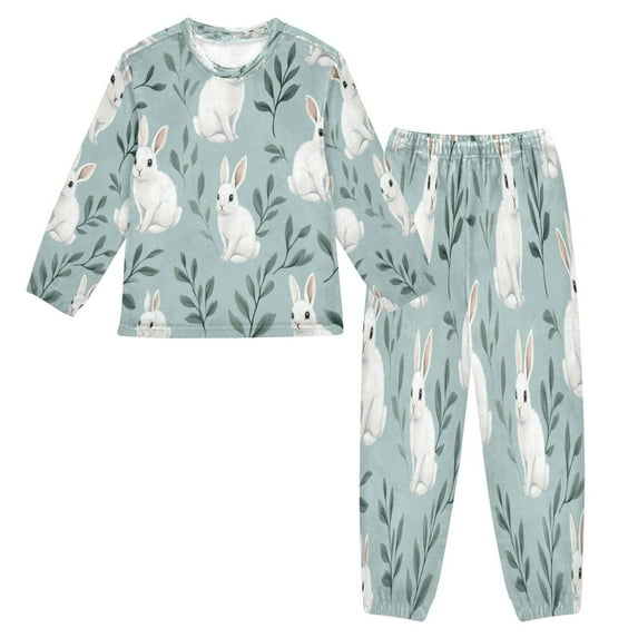 Fluffy Pajamas Set Fuzzy Winter Warm Pj Sets Pullover Tops and Long ...