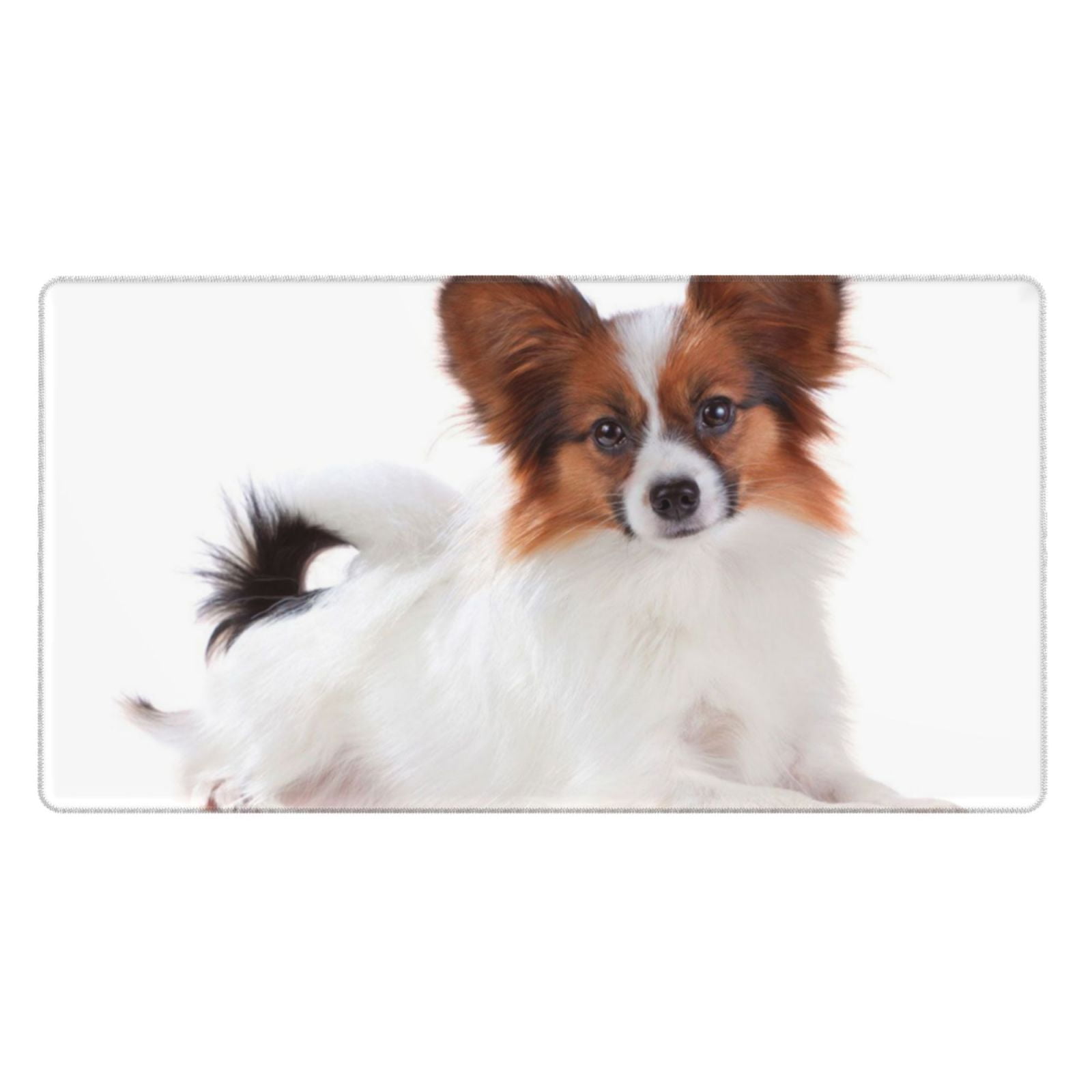 Fluffy Papillon Dog Mousepad Large Mouse Pad Desk Pad Computer Keyboard ...