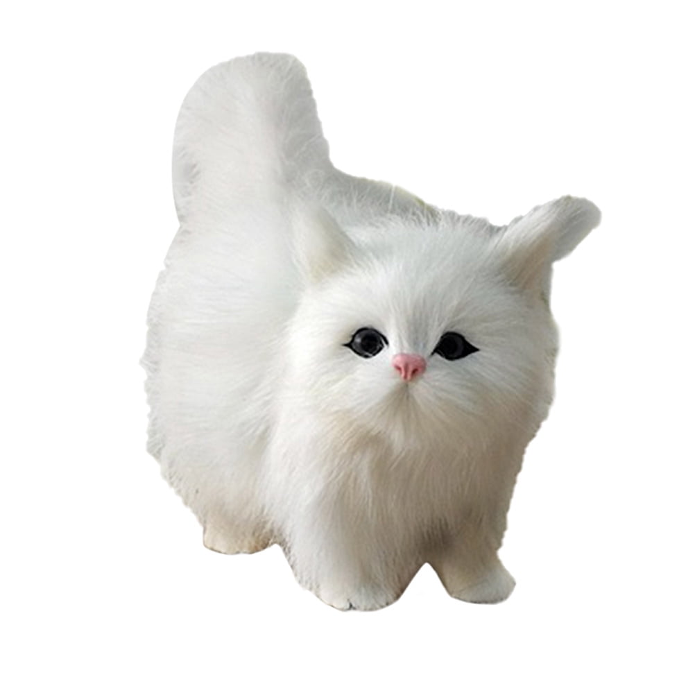 Fluffy Plush Cat Stuffed Animal Toy Christmas Birthday Gift for Boys ...