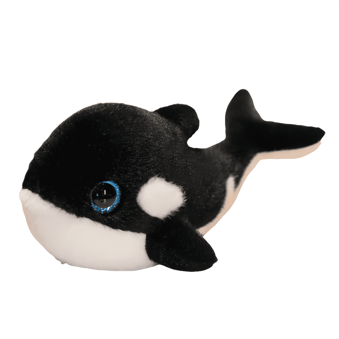 Fluffy Shark Stuffed Animal Plush Toys - Medium Sized Shark and Whale ...