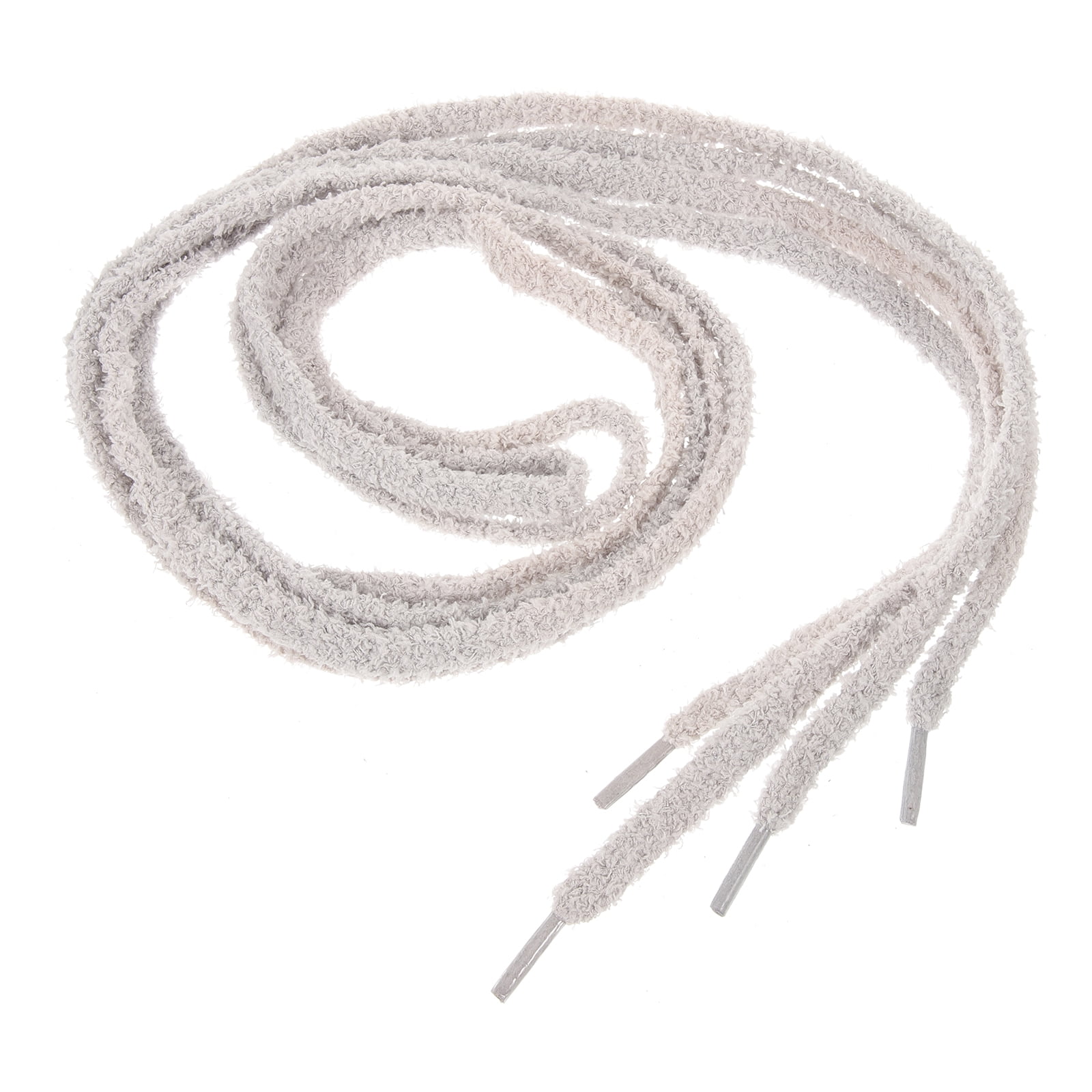 Fluffy Shoe Laces Shoestring Sneakers Child 160.00X0.50X0.30CM Grey ...