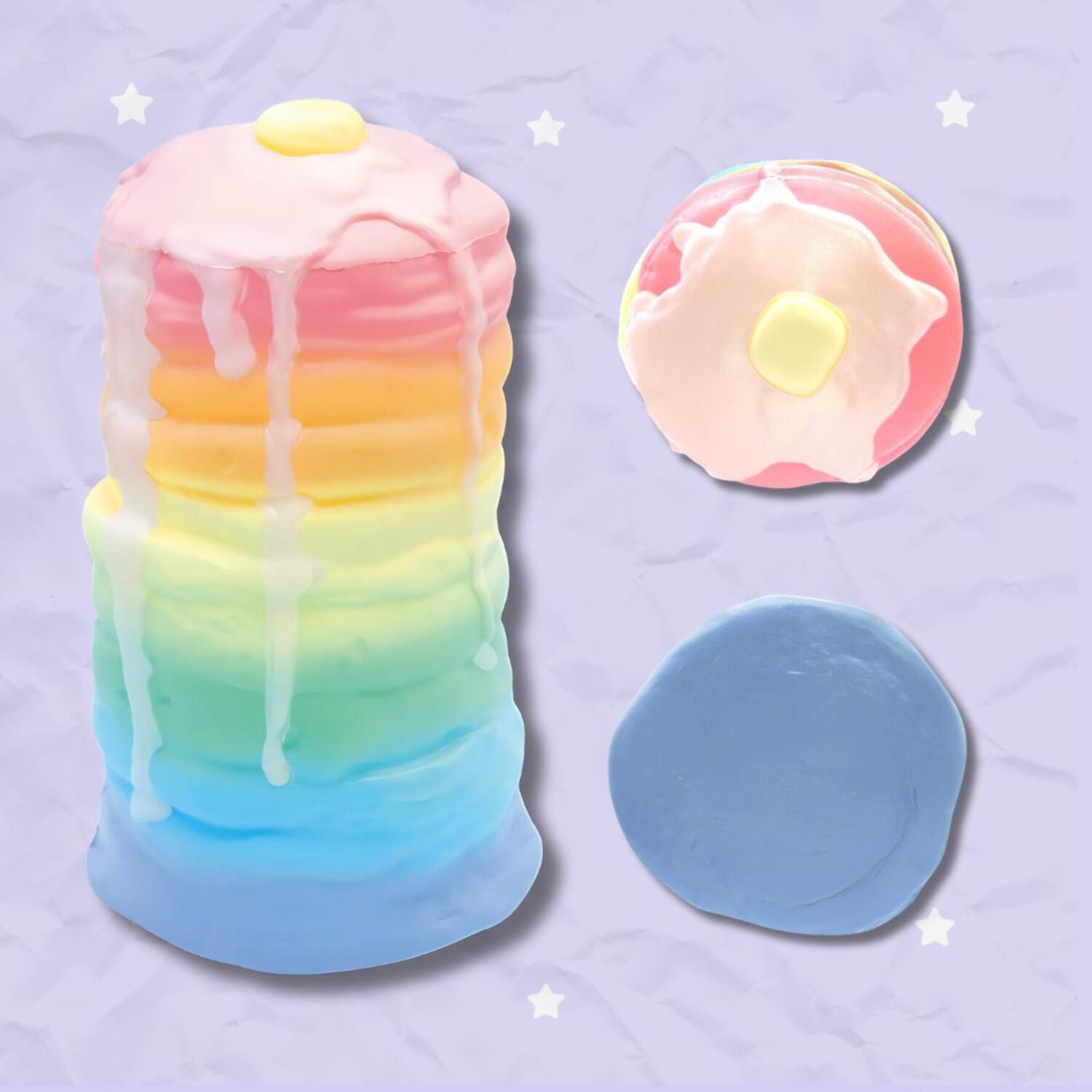 Fluffy Stacked Pancake Tower Jumbo Scented Squishy - Walmart.com