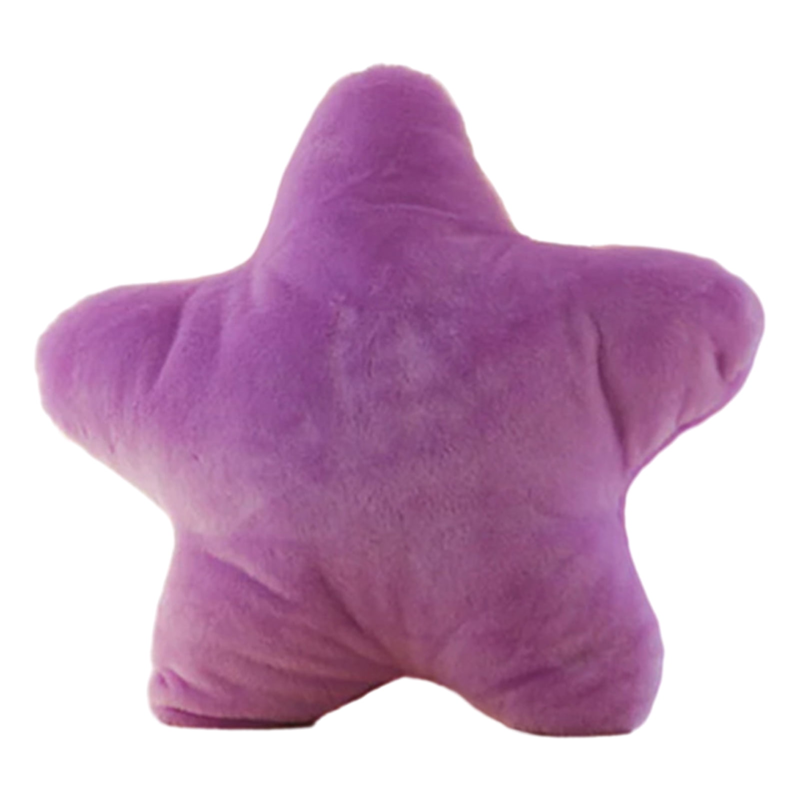 Fluffy Star Cushion Soft Furry Design PP Cotton Filling Unique Vibrant ...