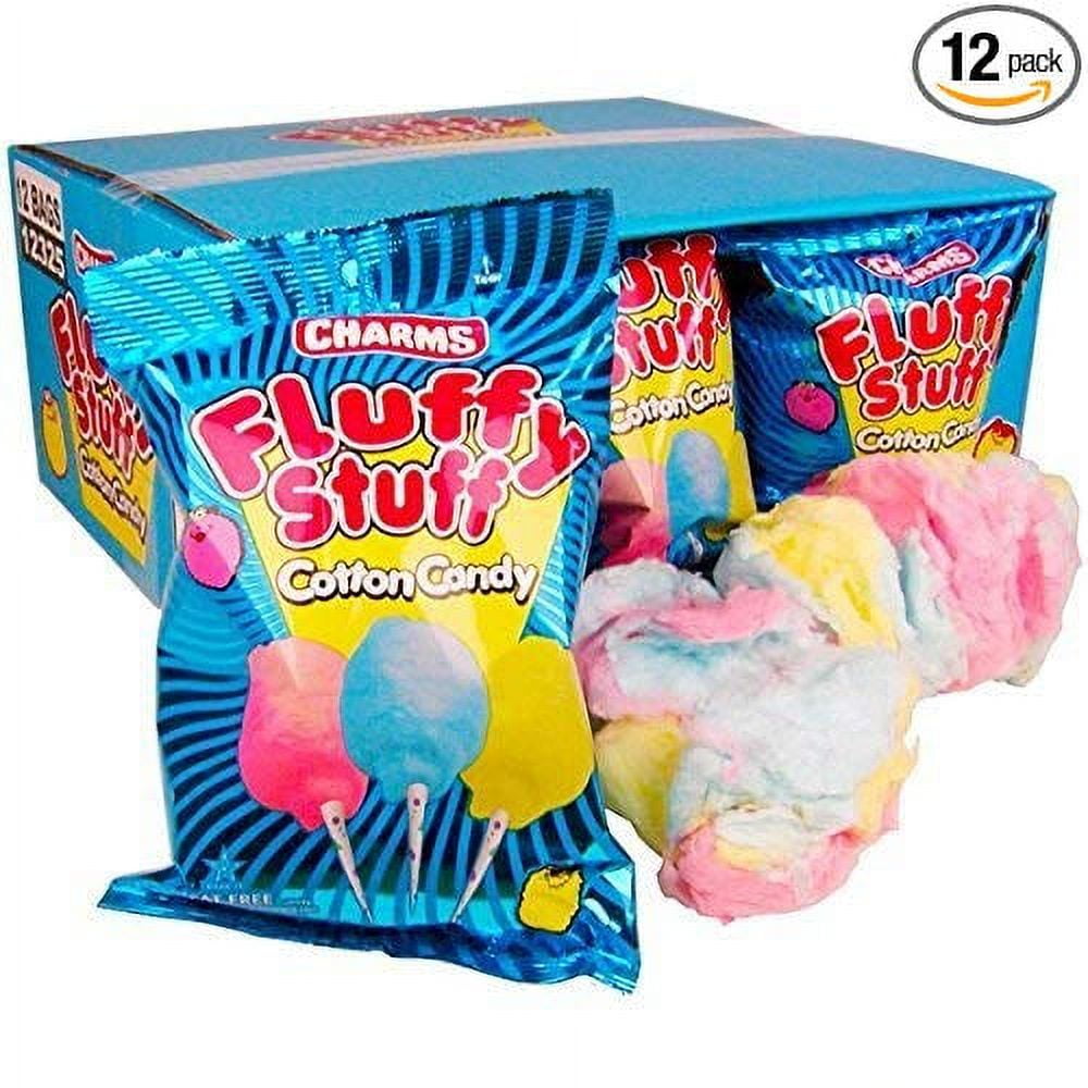 Fluffy Stuff Cotton Candy, 12Count Box of 1 oz Bags - Walmart.com