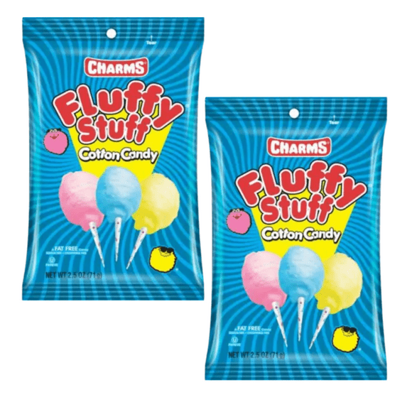 Individual Cotton Candy Bags