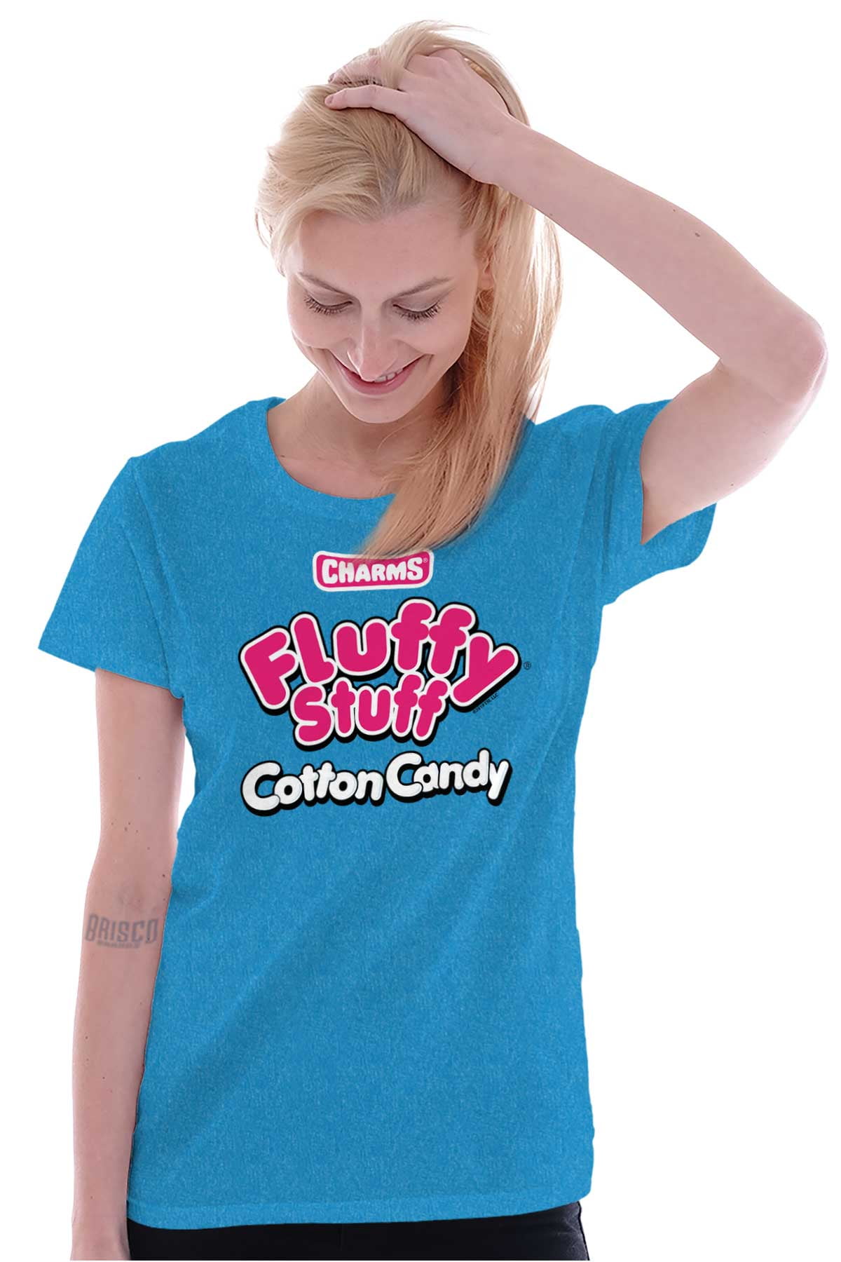Fluffy Stuff Cotton Candy Pops Logo Women's Plus Size Shirt Brisco ...