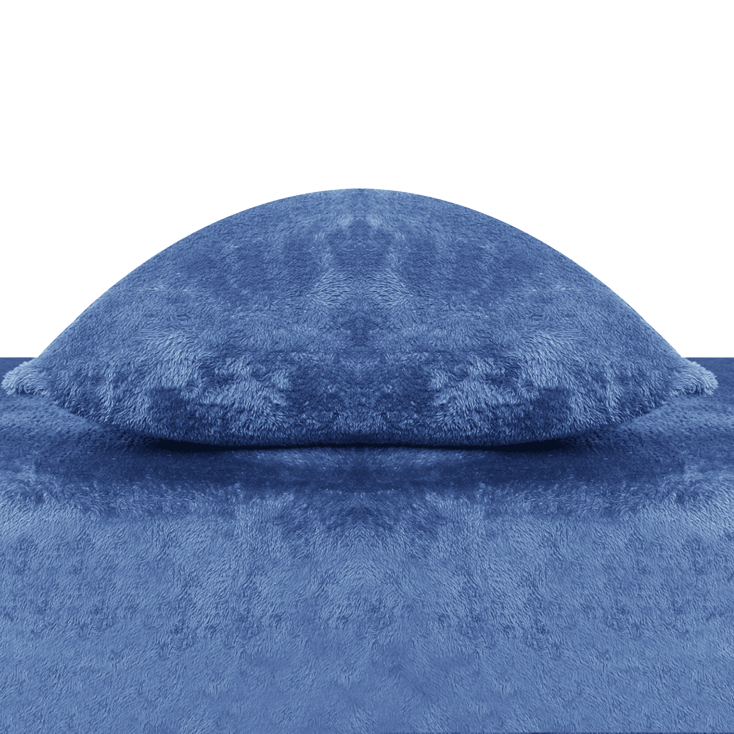 Fluffy Teddy Fleece Navy Blue King Fitted Sheet- 1 Deep Pocket Furry ...