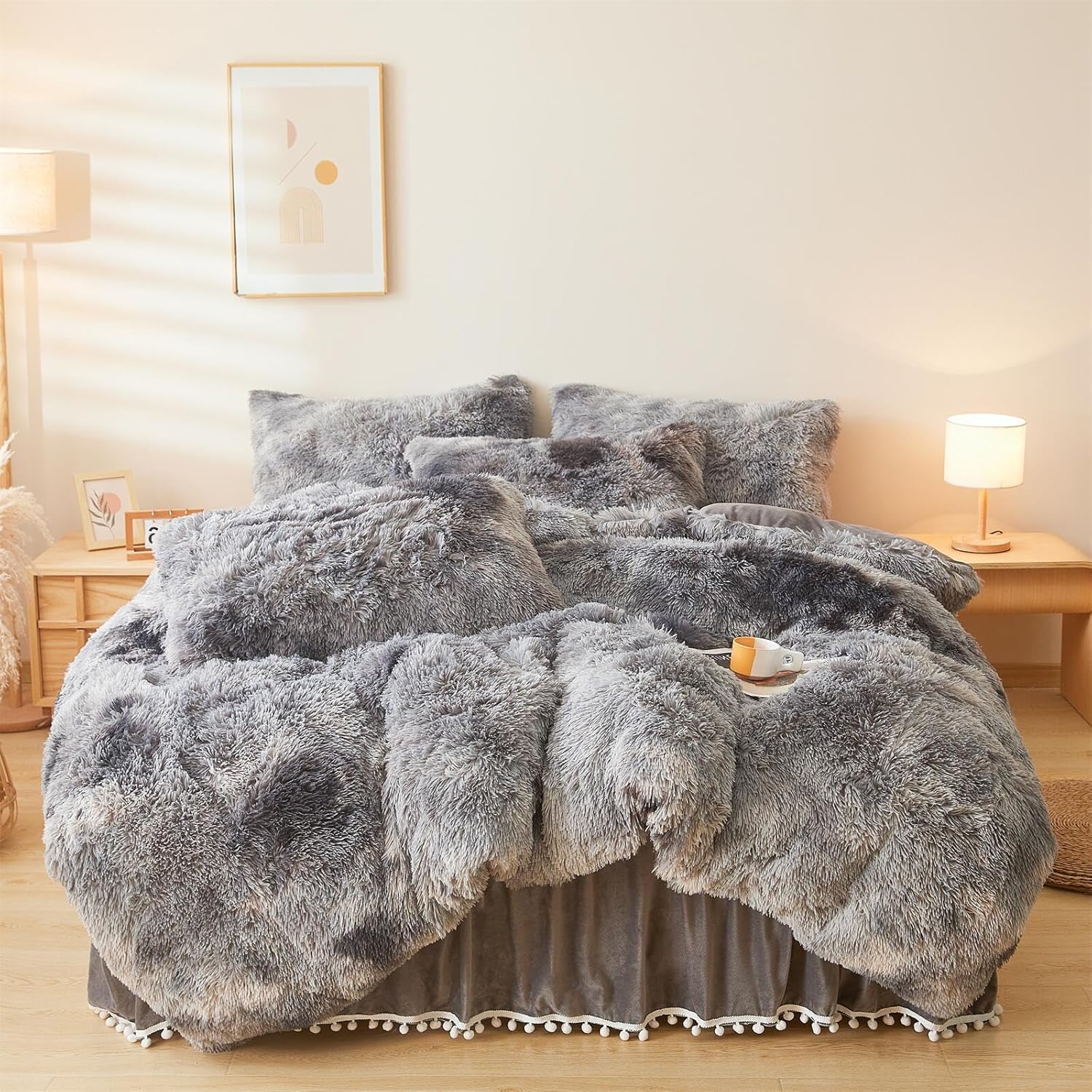 Faux Fur Comforter Twin