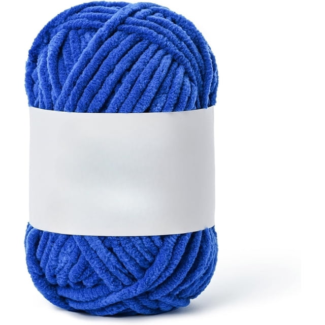Fluffy Velvet Yarn for Crocheting, Chunky Chenille Blanket Yarn for ...