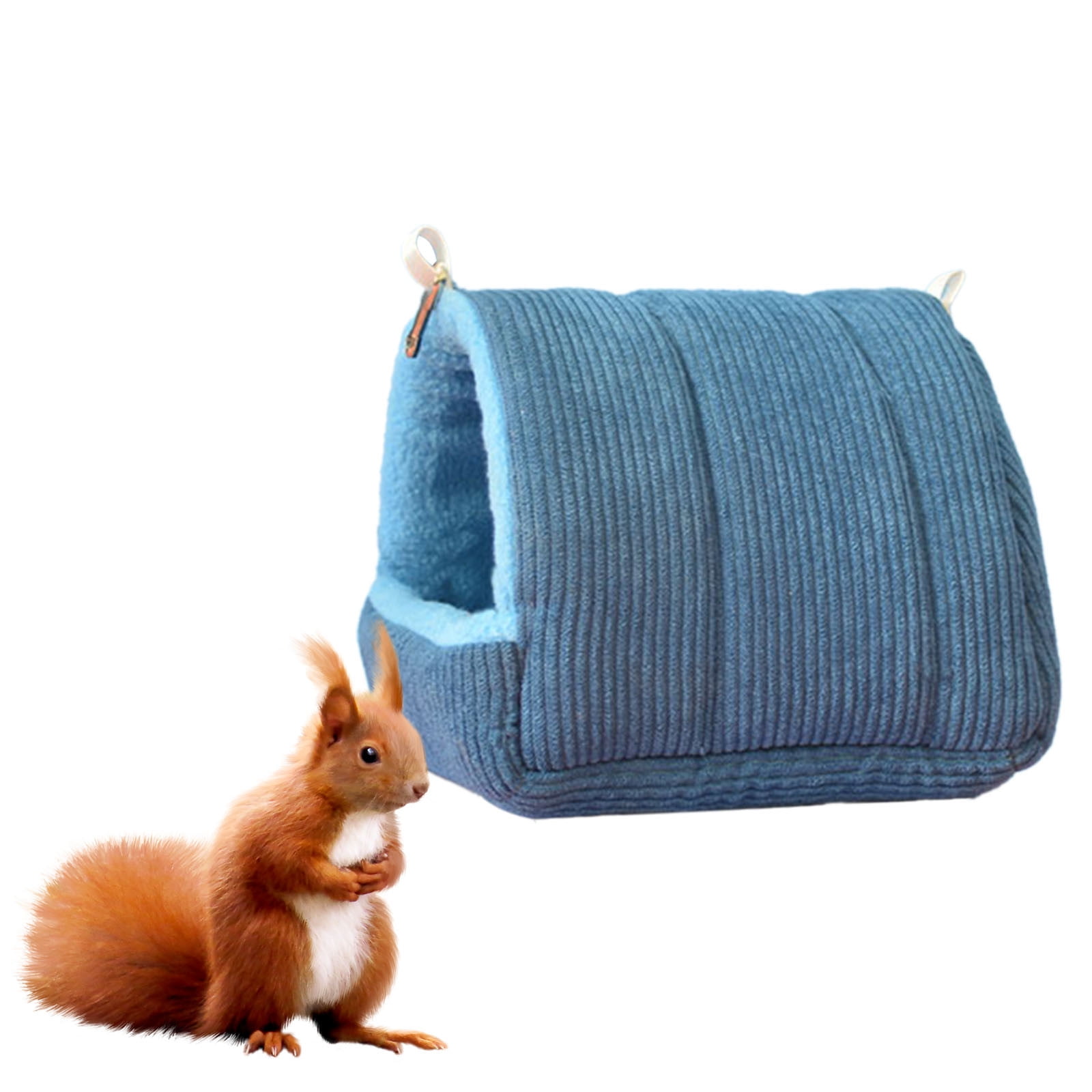 Fluffy Warm Bird Nest House Winter Parrot Hanging Hammock Cage Tent Plush Hut Hideaway Cute ...