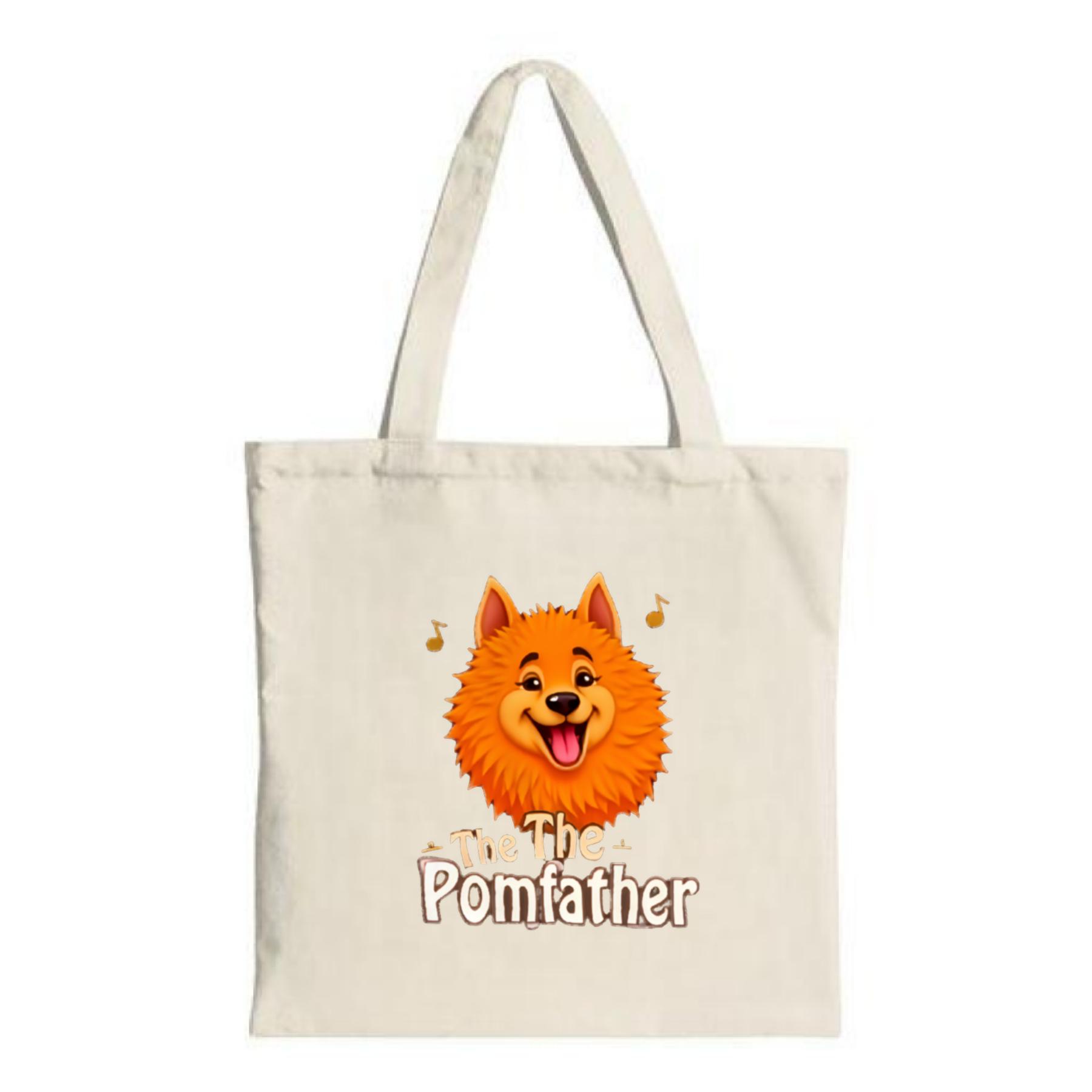 Fluffy orange dog illustration with musical notes " The Pomfather ...
