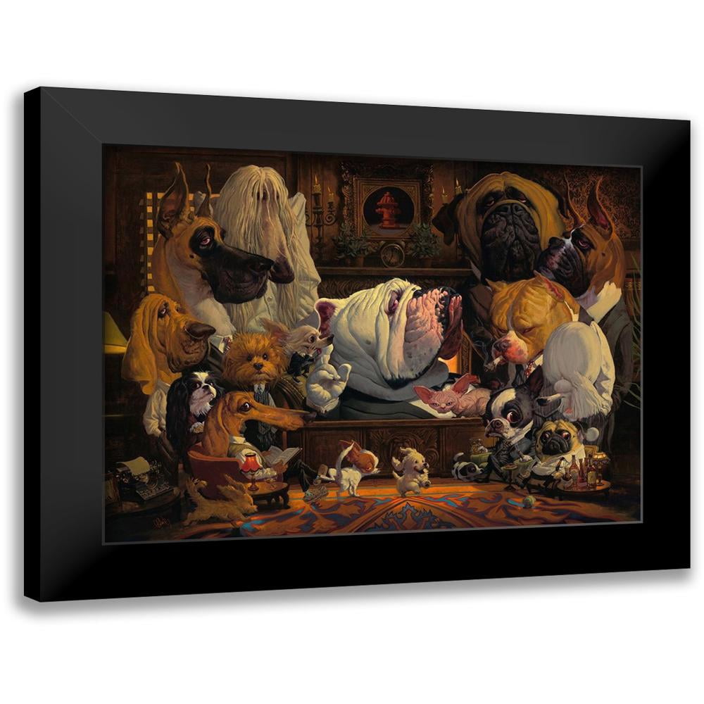 Fluharty, Thomas 14x12 Black Modern Framed Museum Art Print Titled ...