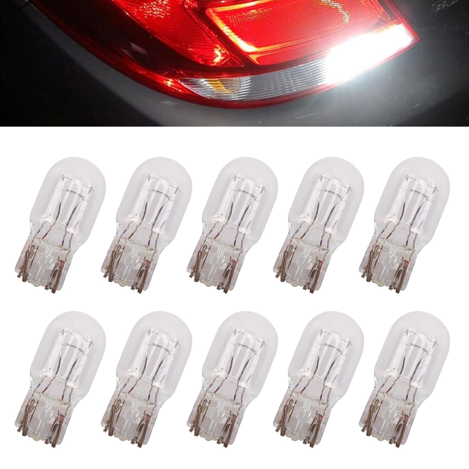 Fluher 10 PCS T20 AIF4 (1891/7443) Car Instrument Light, 21/5W Quartz ...