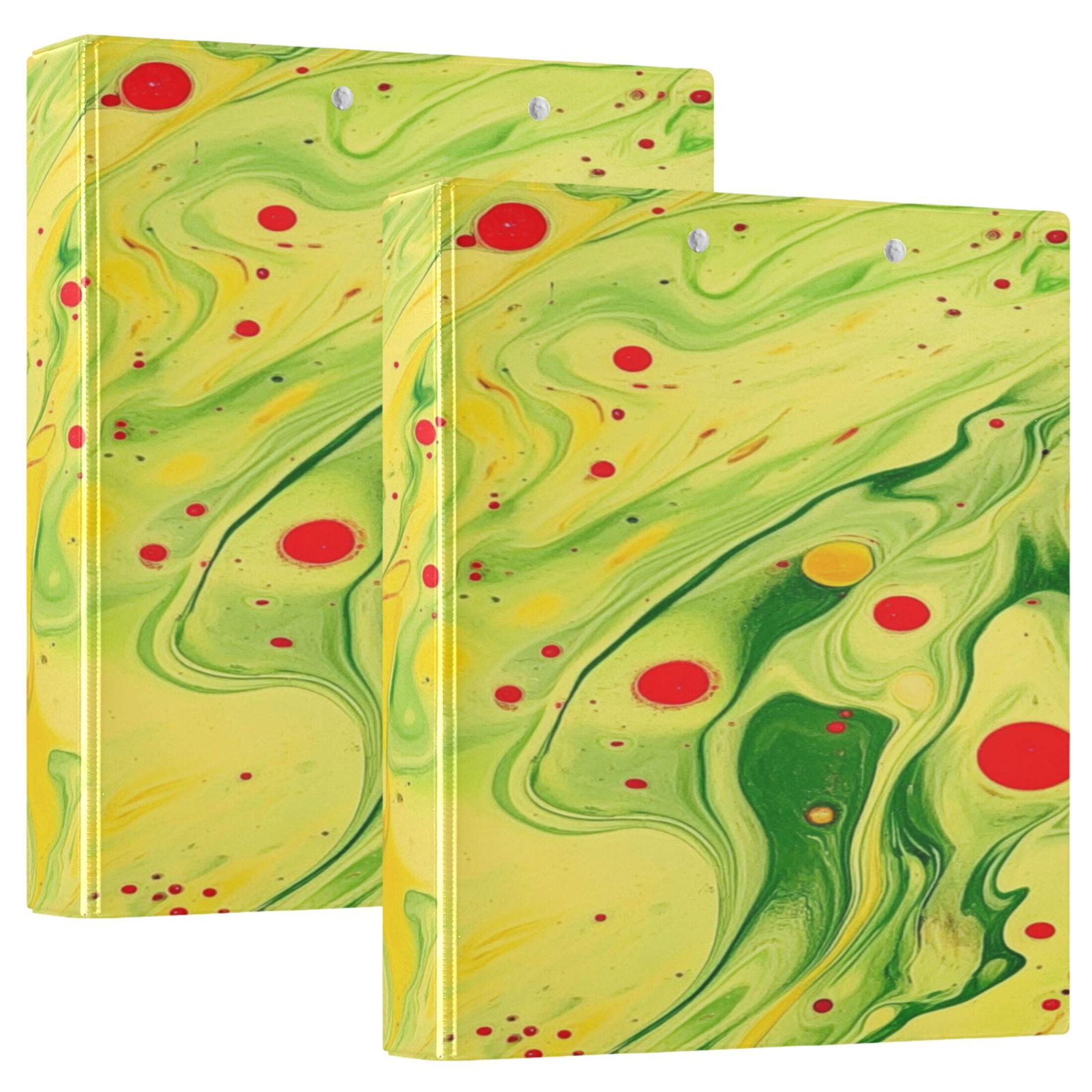 Fluid Art Painting 3 Ring Hardcover Binders 1.5in Round Rings for ...