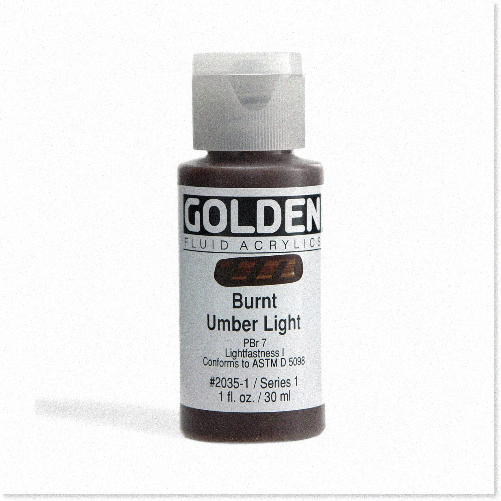 Fluid Earth Tones - Burnt Umber Light Acrylic Elixir 1oz - Walmart.com