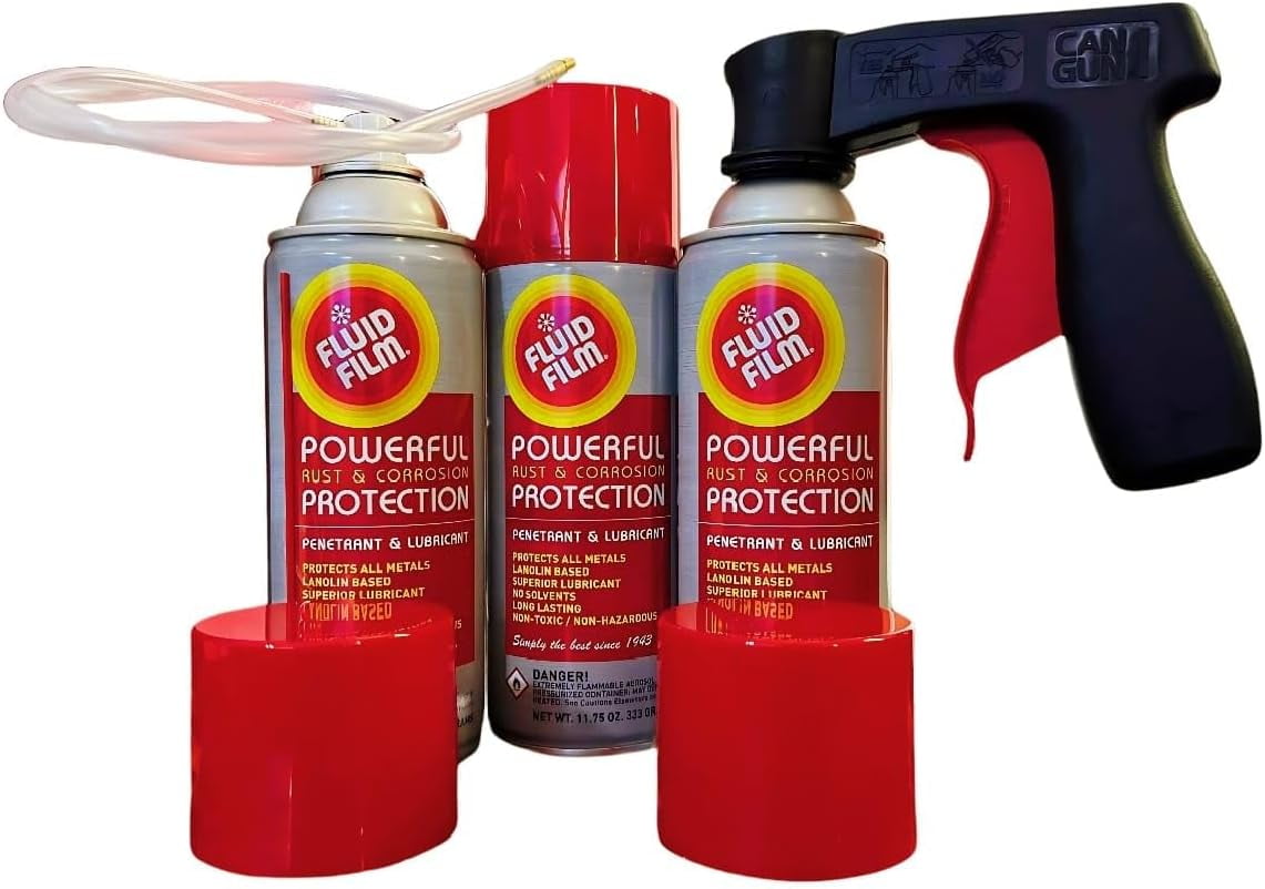 Fluid Film 11.75 oz Corrosion & Rust Protection Spray 3 Pack, Spray Can ...