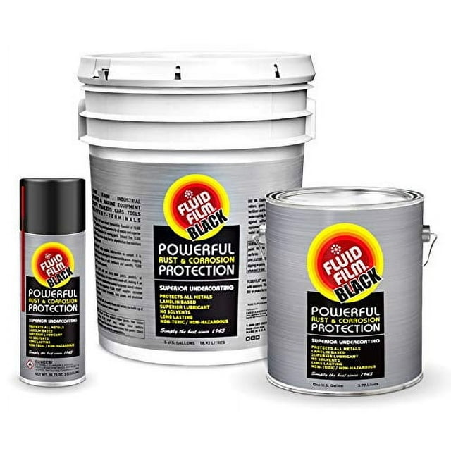 Fluid Film Black Non-Aerosol, Long Lasting Corrosion, Penetrant ...