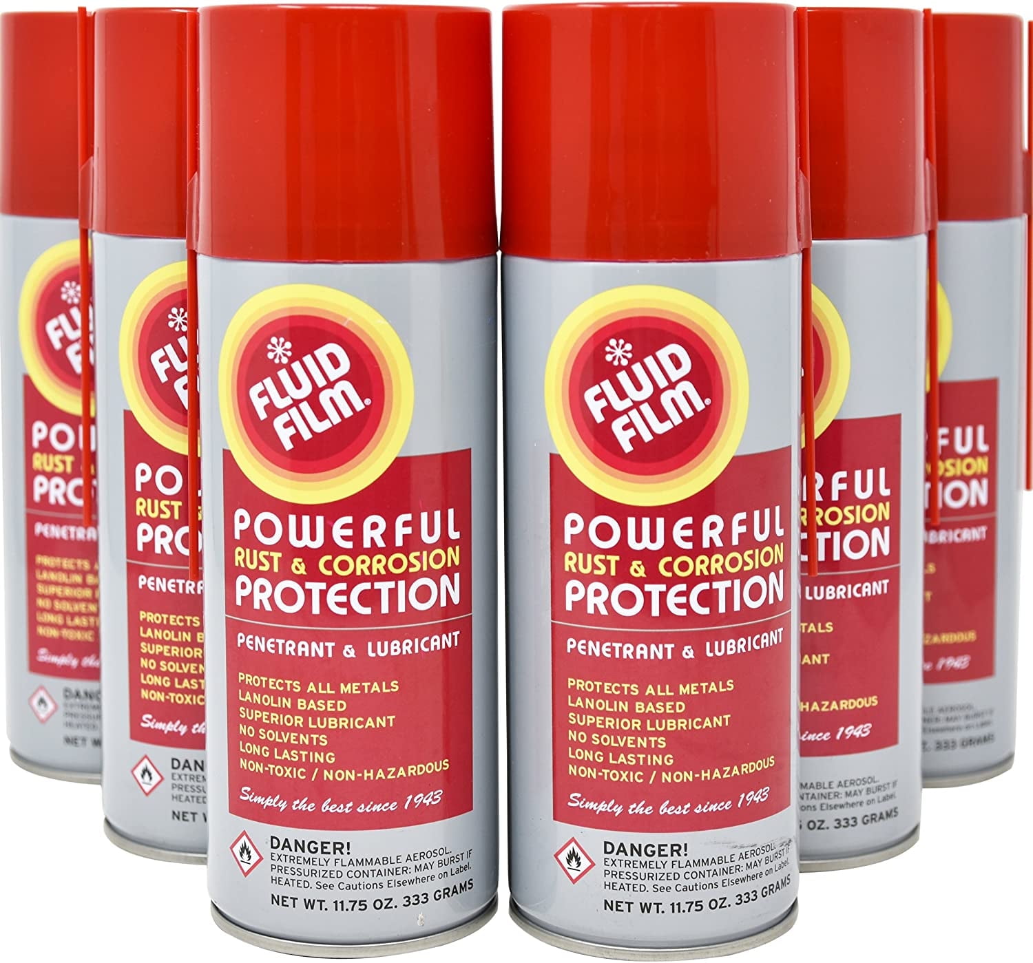 Fluid Film Spray Automotive Metal Lube & Auto Oil, Rust & Corrosion ...