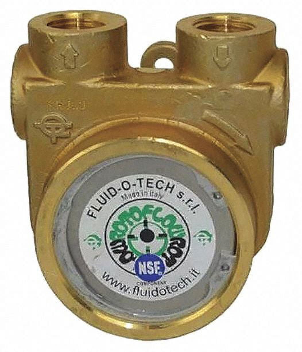 Fluid-O-Tech Pump,1/2" NPTF,327 Max. GPH,Brass,Bypass PA 1001 - Walmart.com