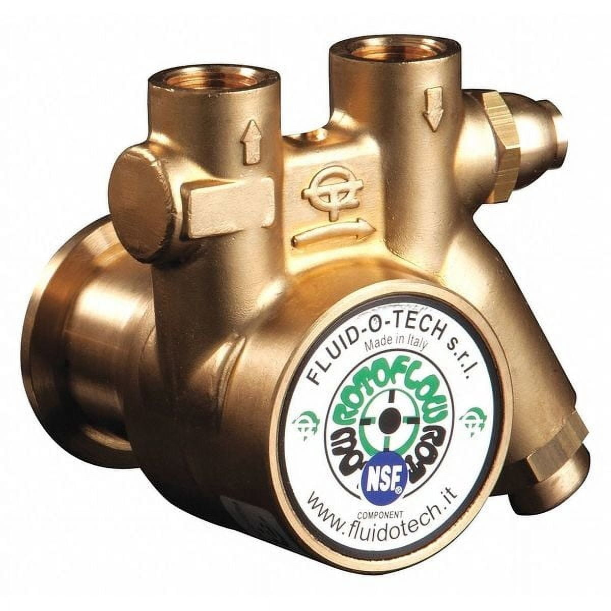 Fluid-O-Tech Pump,3/8" NPTF,111 Max. GPH,BR,70 Mesh PA 301X - Walmart.com