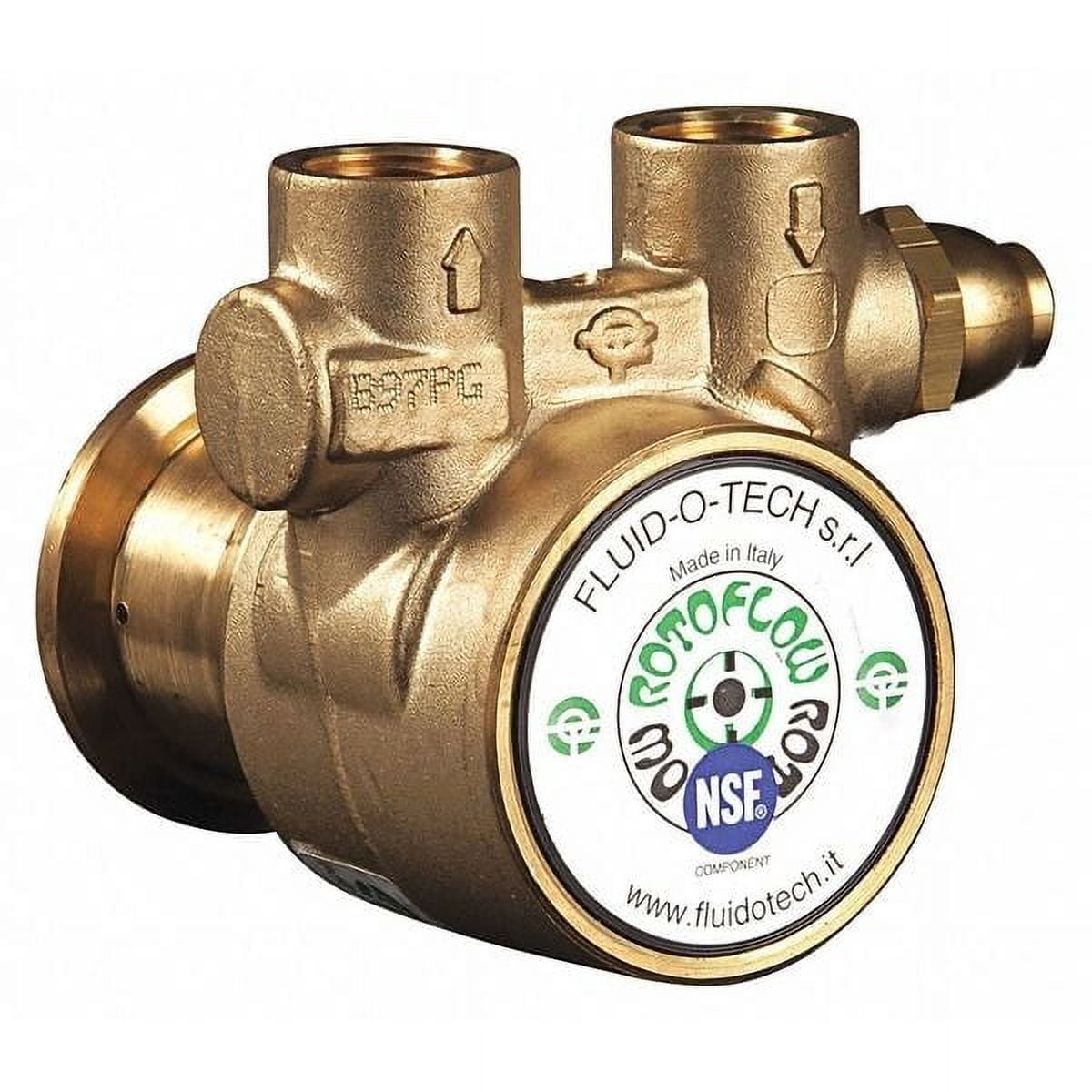 Fluid-O-Tech Pump,3/8" NPTF,144 Max. GPH,Brass,Bypass PA 401 - Walmart.com