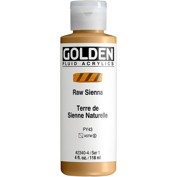 Fluid s by GOLDEN, , 4 fl. oz. Bottle, Professional Paint, Semi ...