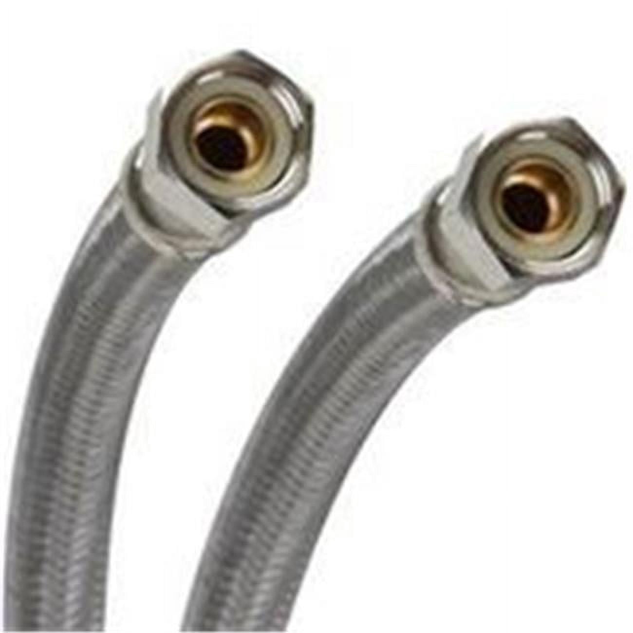 Fluidmaster 6W60 Dishwasher Supply Line 3 8 X 3 8 X 60 Stainless