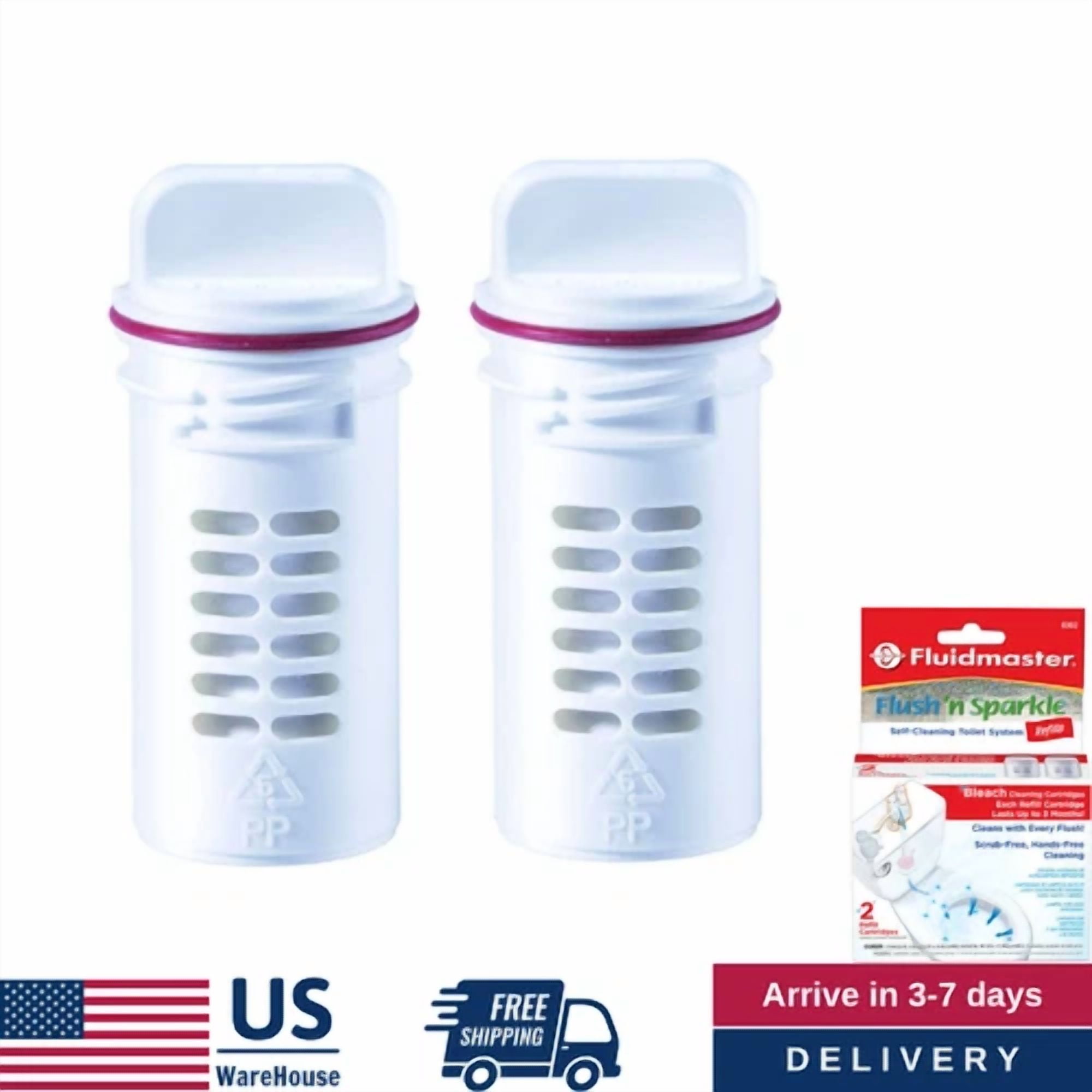 Fluidmaster 8302P8 Flush 'N Sparkle Automatic Toilet Bowl Cleaning ...