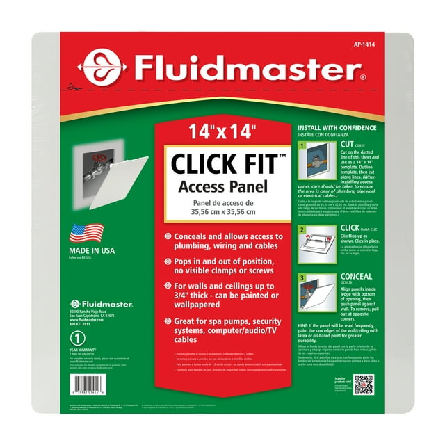 Fluidmaster AP-1414 Click Fit Access Panel, 14" x 14" - Walmart.com