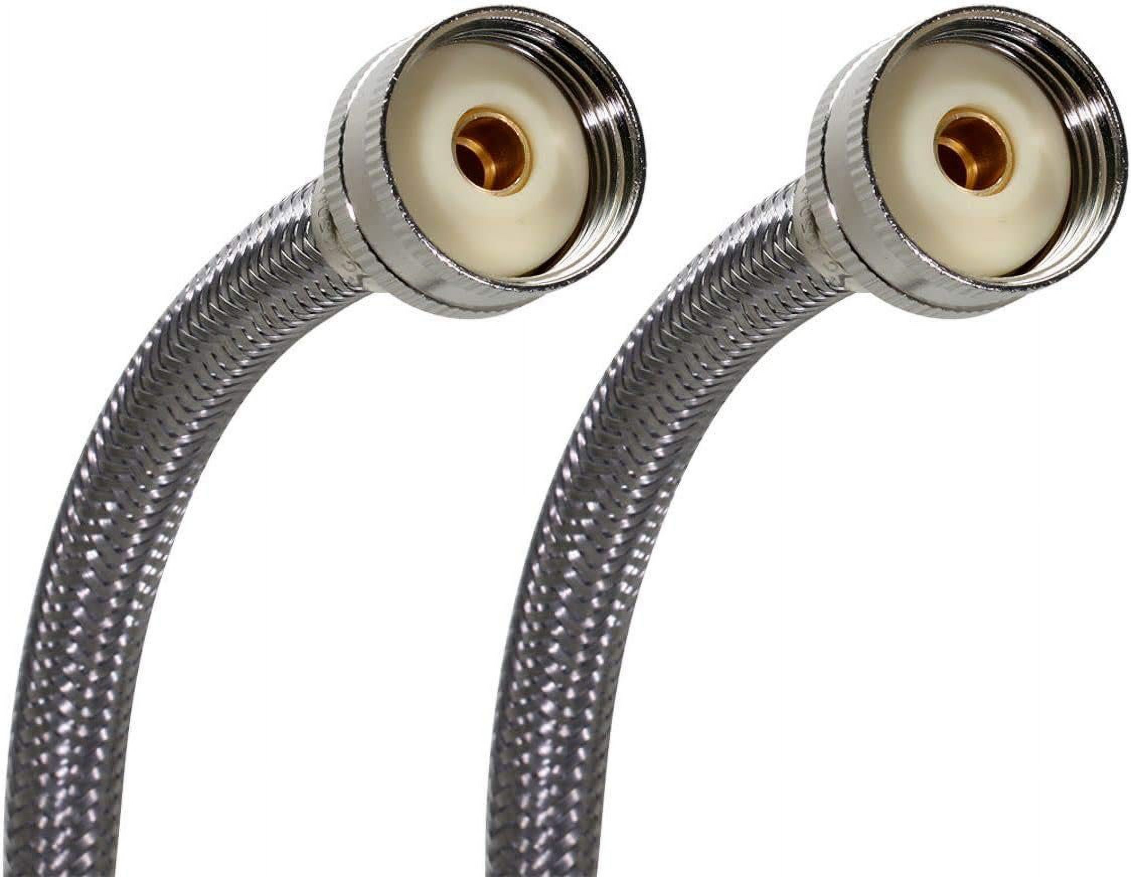 Fluidmaster Hose Thread Braided, Stainless Steel 1000 Psi Nickel ...