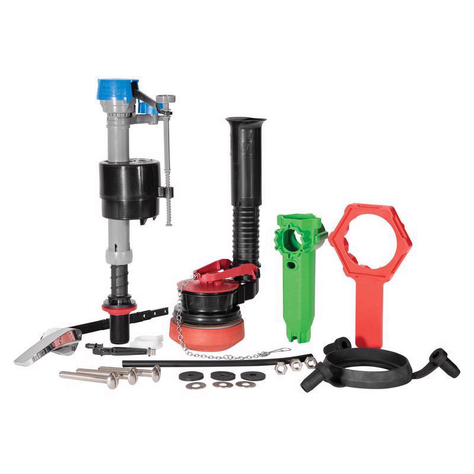 Hyper Tough Complete Toilet Repair Kit with Fill Valve and Flapper ...
