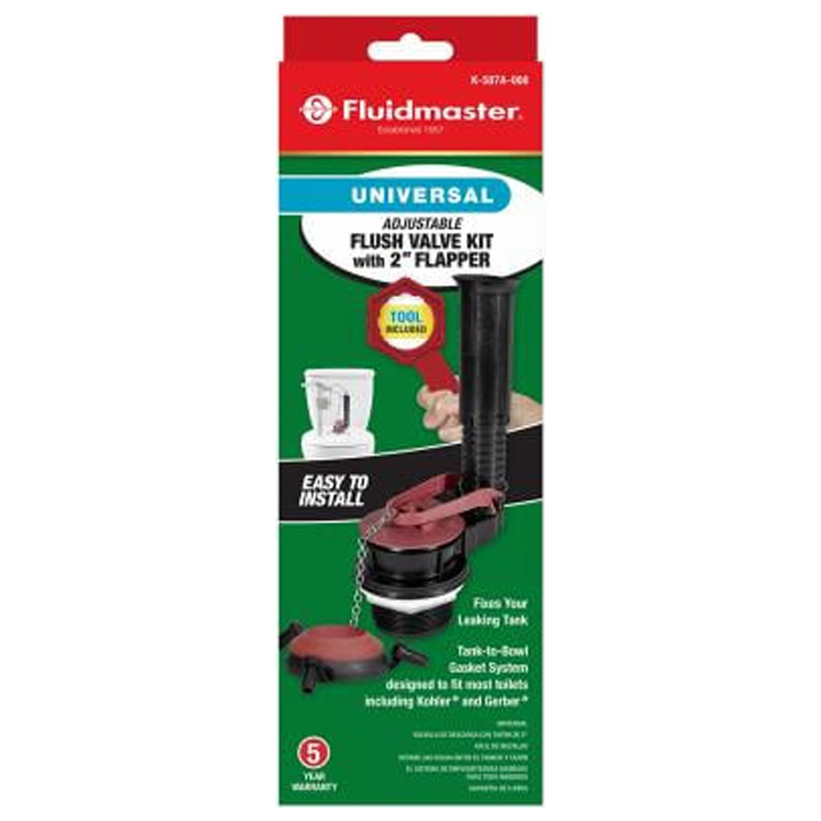 Fluidmaster Universal Toilet Repair Kit K-507A-008-P10 - Walmart.com