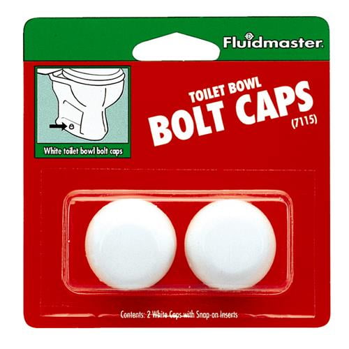 Fluidmaster Toilet Bolt Caps WHITE, Each - Walmart.com