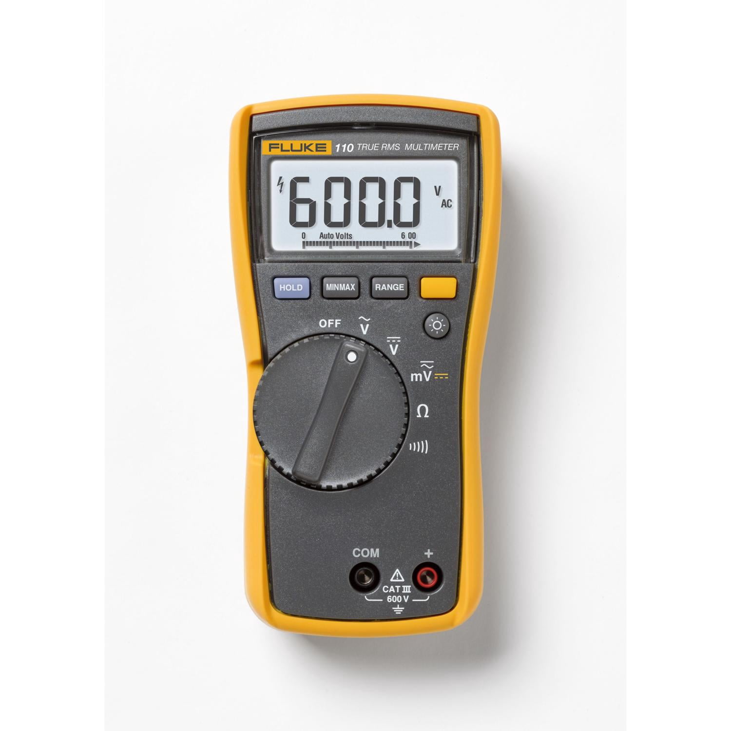 Fluke 110 Plus True RMS Clamp Meter, Digital Electrical Tester with ...