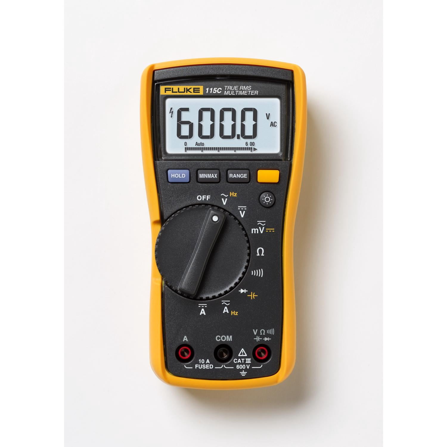 Fluke 115 600 V Digital Multimeter - Walmart.com