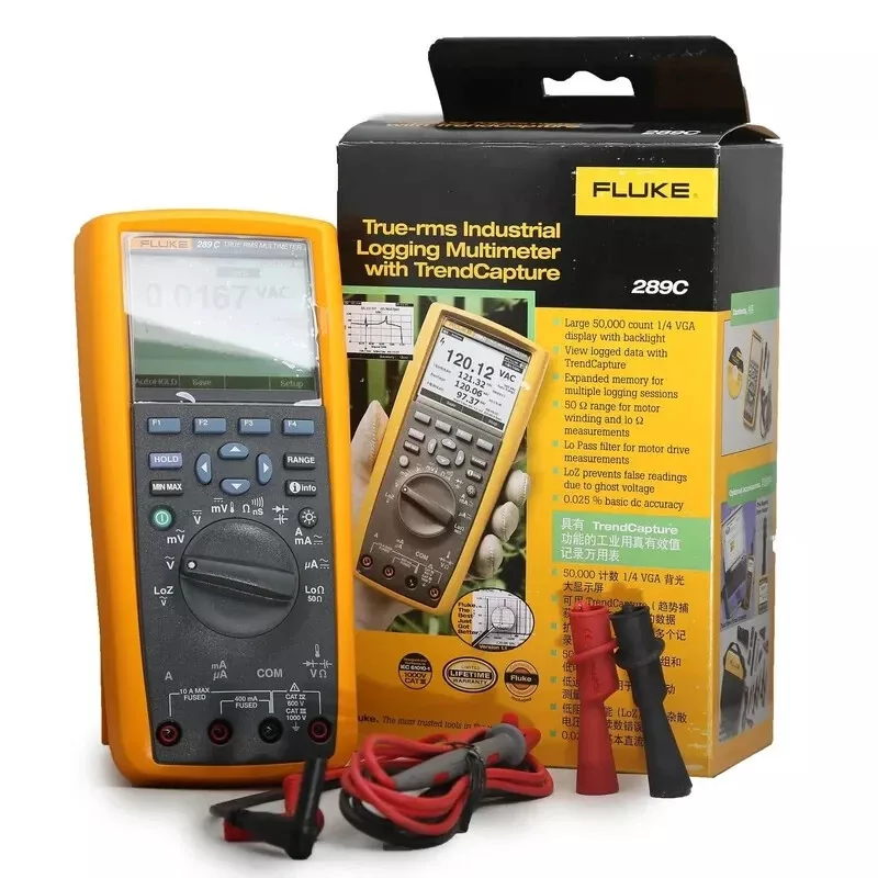 Fluke 289C True-rms Industrial Logging Multimeter Electronic Record ...