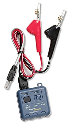 Fluke Networks 26200900 Pro3000 Tone Generator with ABN Clips and RJ11 ...