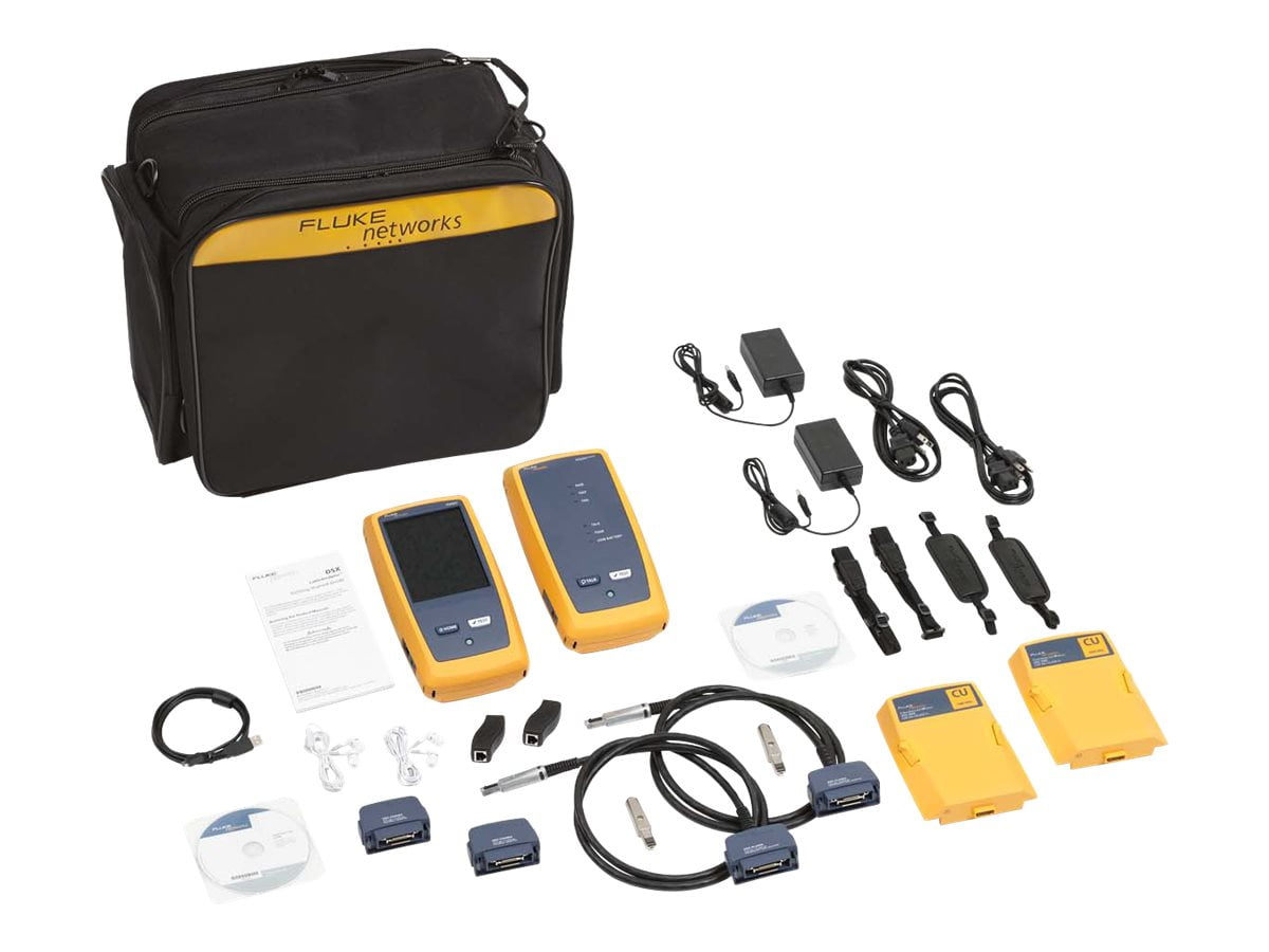 Fluke Networks DSX-5000 CableAnalyzer - Network tester kit with 1 Year ...