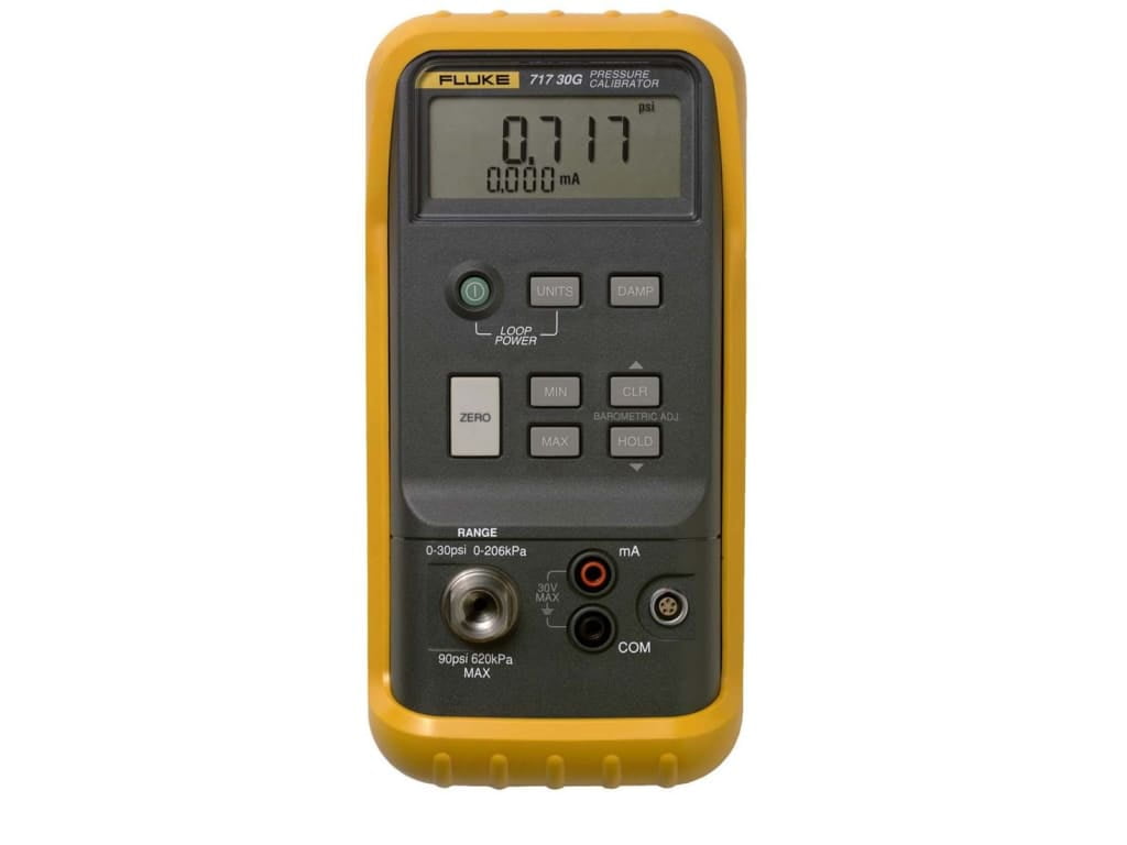 Fluke 717-10000G Pressure Calibrator 0 to 10000 psi, (0 to 690 bar, 0 ...