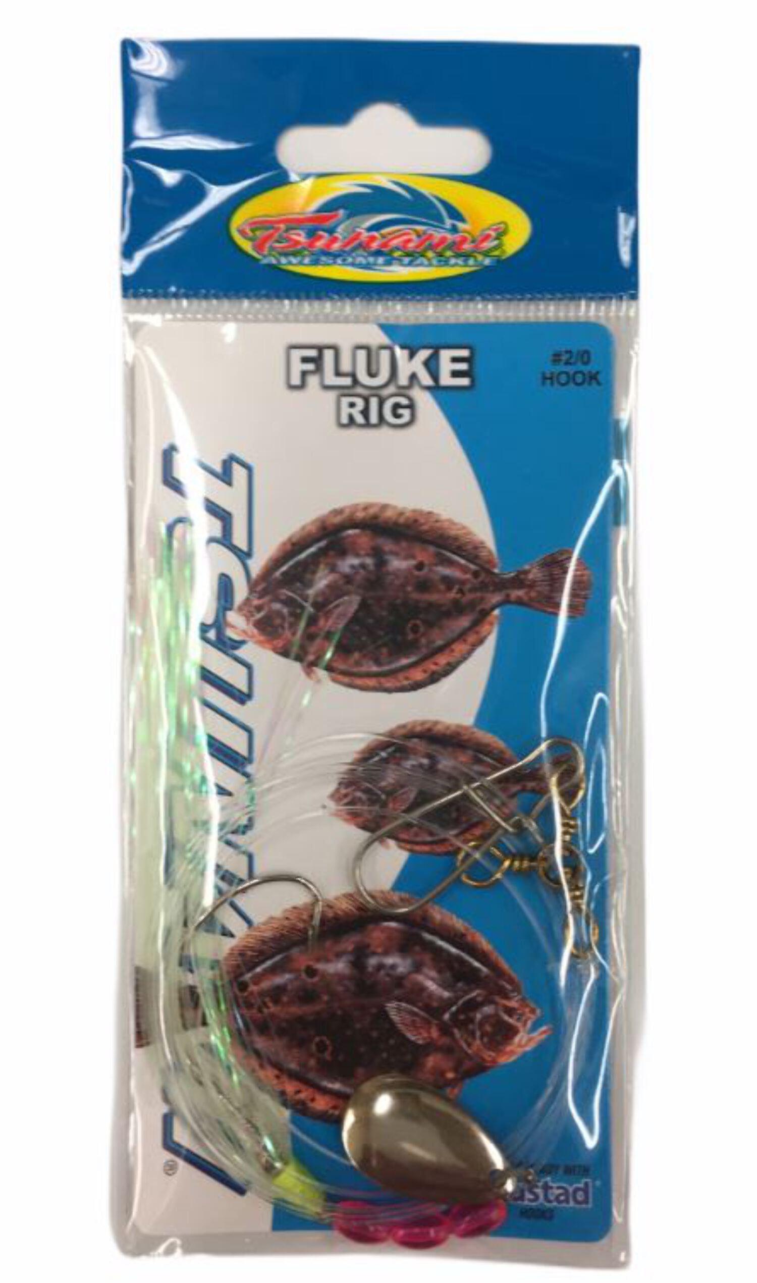 Fluke Spinner Rig - (#2/0 Hook) - Walmart.com